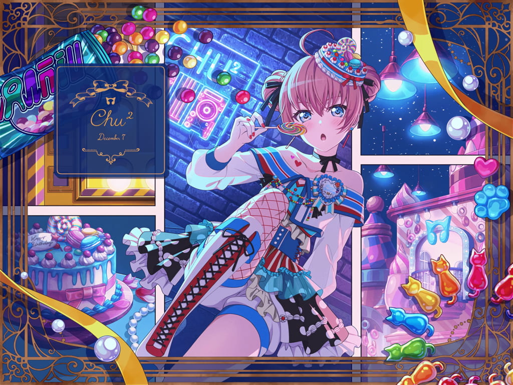 【バンドリ！ガルパ】誕生日記念ガチャ限定メンバー「★4[Precious birthday！]チュチュ」ステータス、スキル、イラスト画像 - バンドリ・ガルパ最新まとめ | GAMEΩ【最強 ...